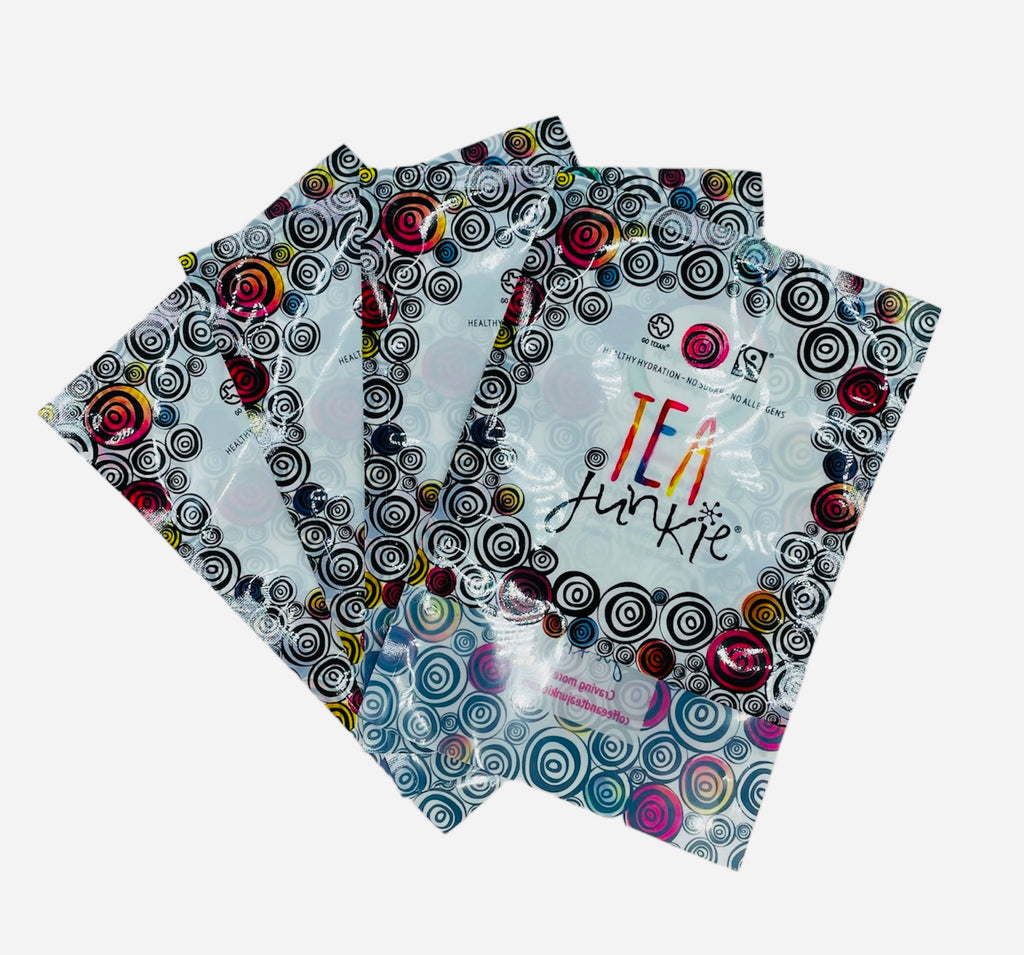 Tea Junkie Sample Packs-Single Cup Gourmet Loose Leaf Tea – Coffee ...